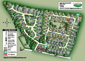Caravan Park Map Samples