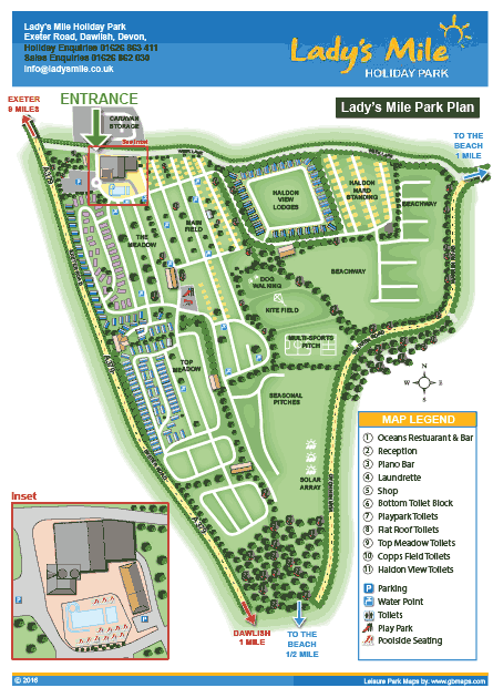 Holiday Park Map Designers and Caravan Site Maps