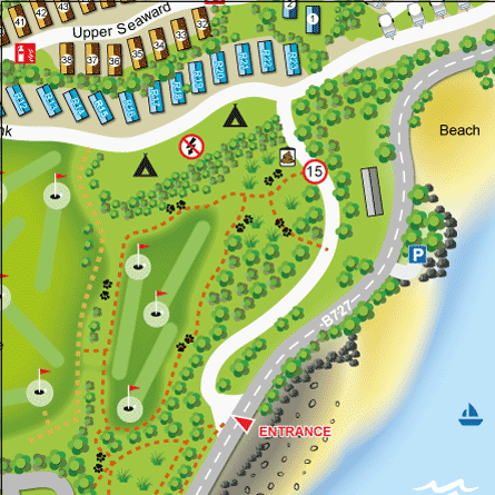 Holiday Park Map Designers and Caravan Site Maps